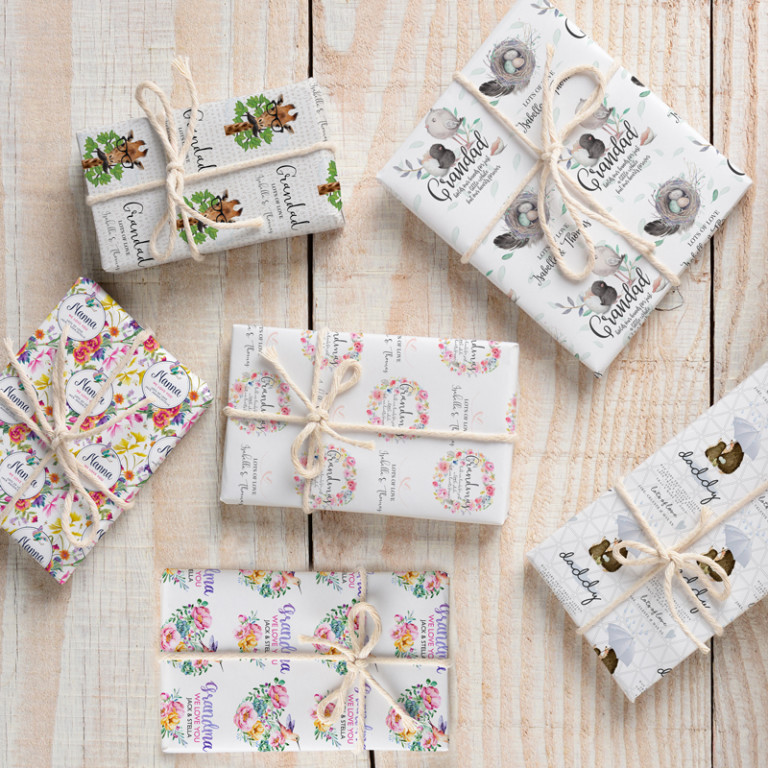 Personalised Custom Wrapping Paper Gift Wrap
